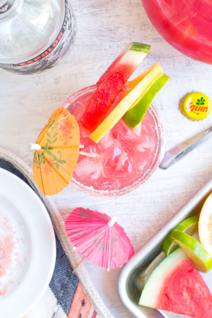 Watermelon Palomas and Watermelon Paloma Popsicles