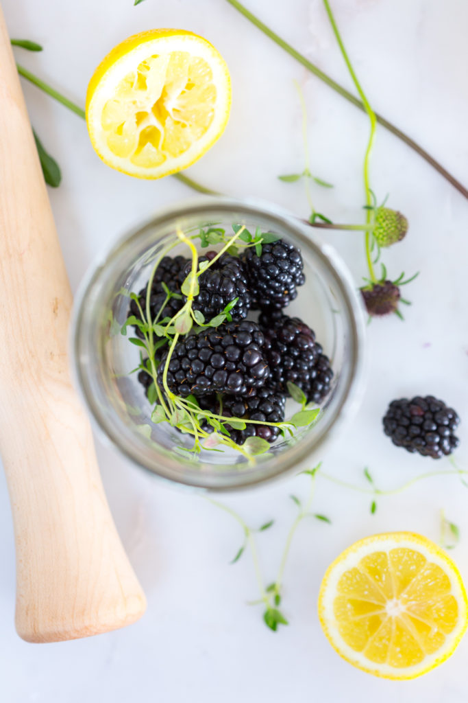 Blackberry Gin Smash