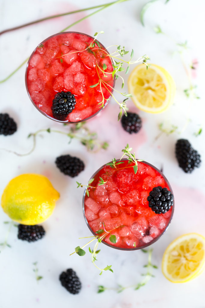Blackberry Gin Smash