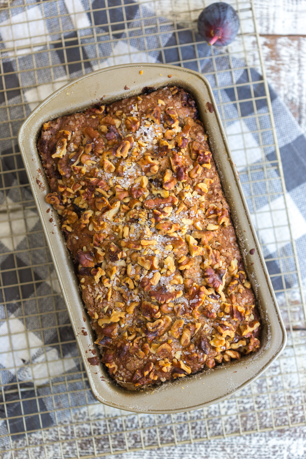 Caramelized Fig and Walnut Bread | Baking the Goods