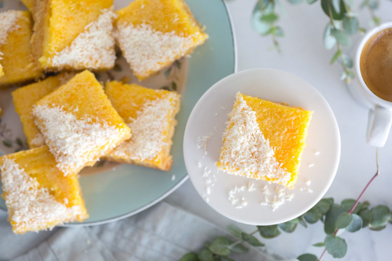 Grapefruit Coconut Bars | Baking the Goods