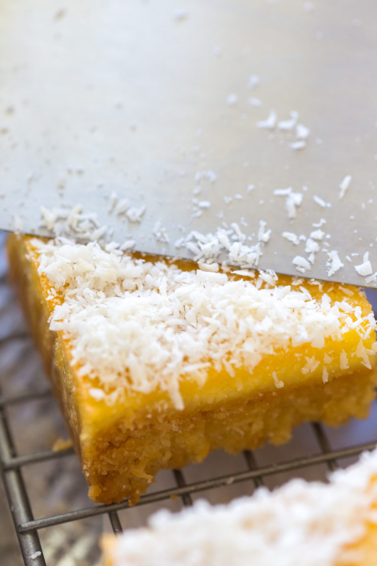 Grapefruit Coconut Bars | Baking the Goods