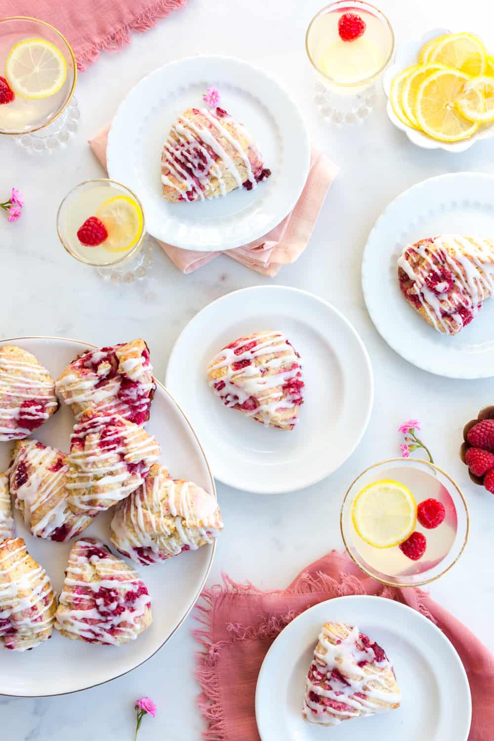 Raspberry Lemon Scones | Baking the Goods