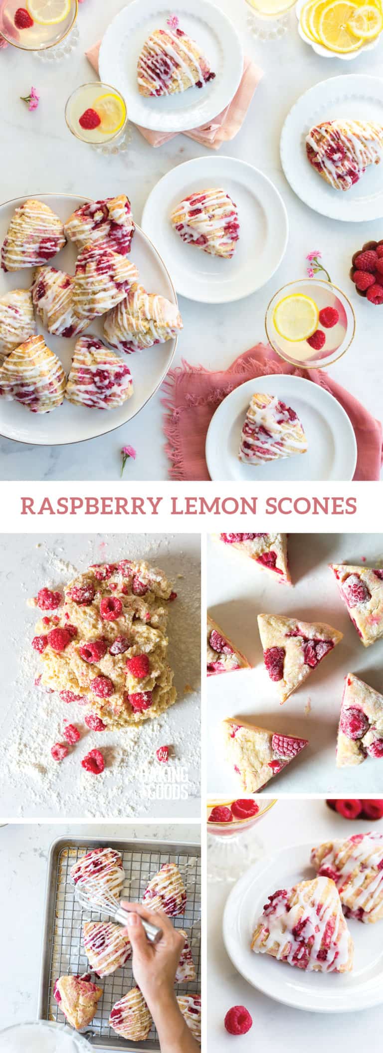 Raspberry Lemon Scones | Baking the Goods