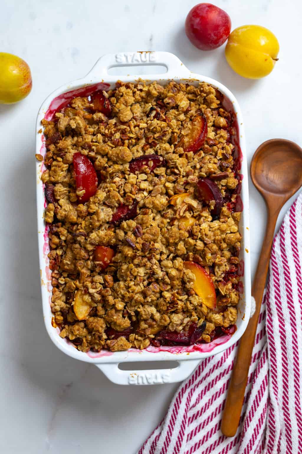 Spiced Plum Crisp | Baking the Goods